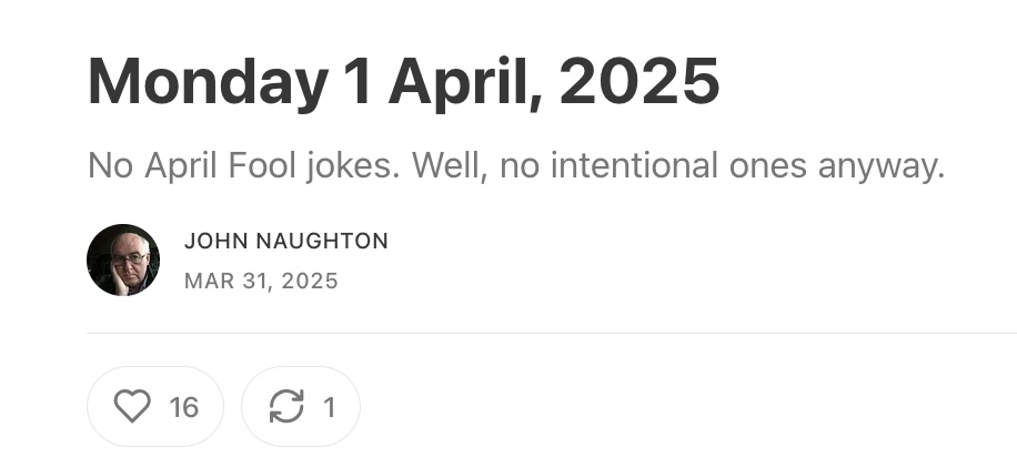 Wednesday 2 April, 2025 | Memex 1.1